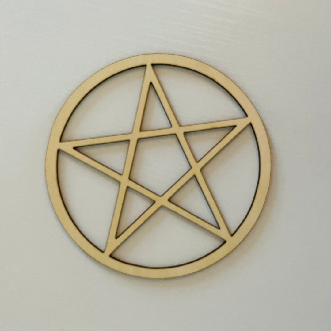 Pentagram Wooden Macrame Frame / Shape Outline / Wooden Hoop Crafts - Etsy