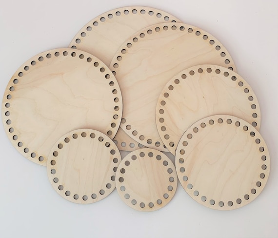 Crochet Rectangle Wooden Bases Multiple Sizes Wooden Bases Craft Blanks ...