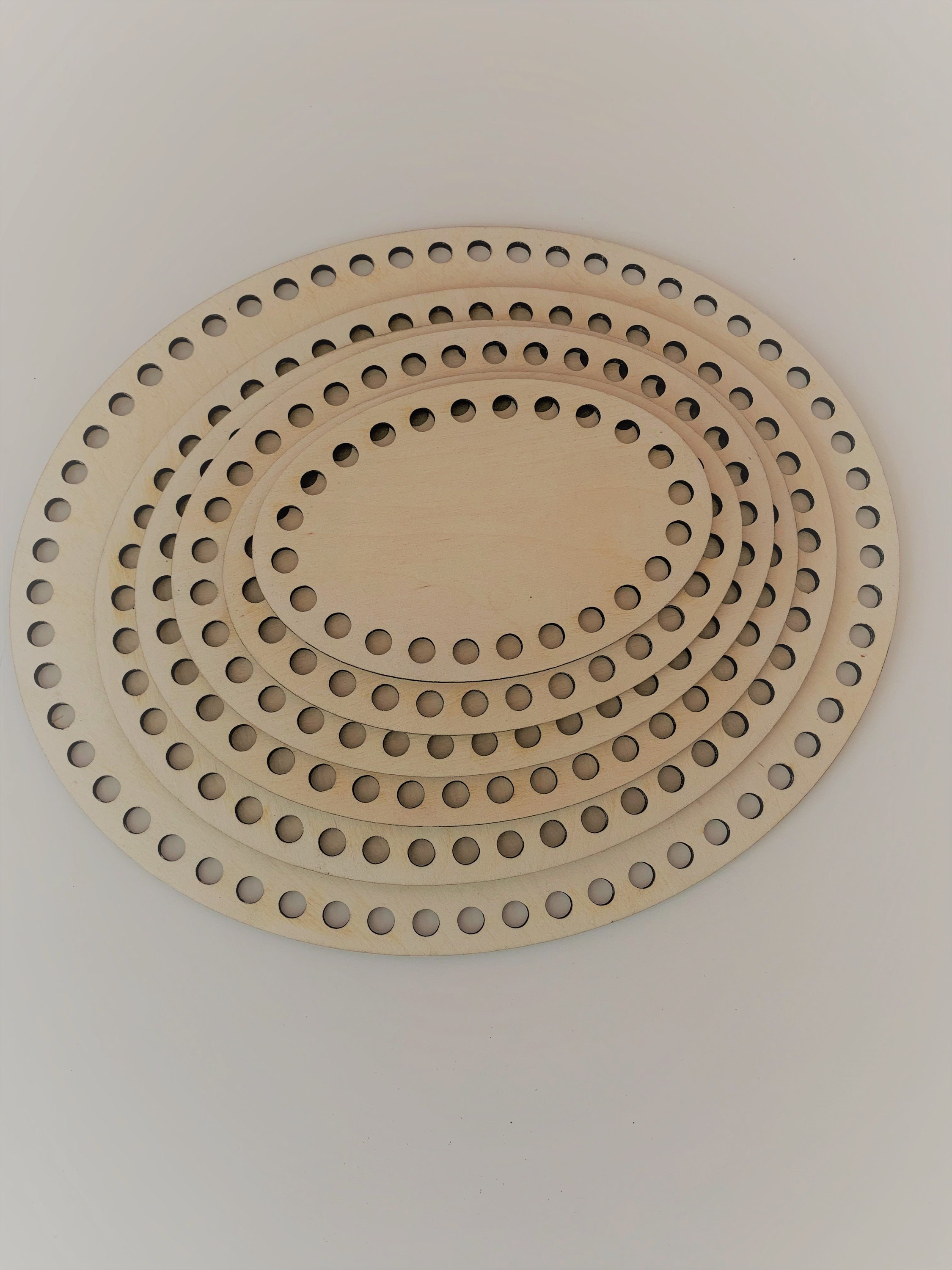 Crochet Rectangle Wooden Bases Multiple Sizes Wooden Bases Craft Blanks ...