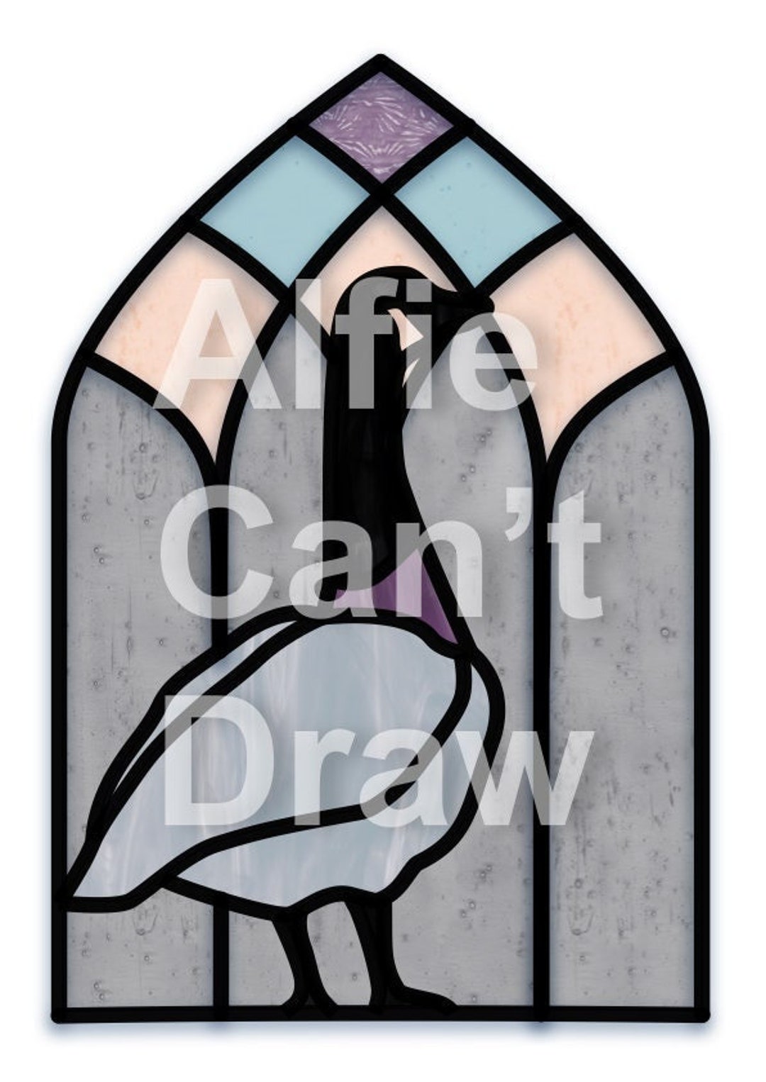 Stained Glass Goose Pattern - Etsy