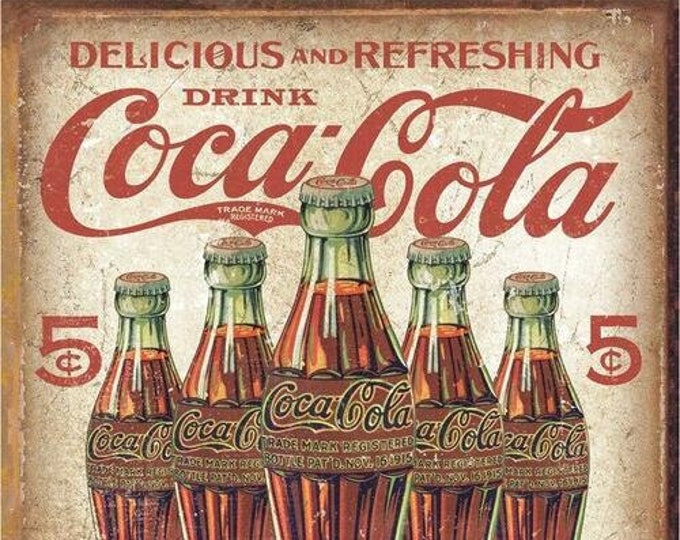 Coke Coca Cola Sign Coke Sign Vintage Sign Tin Sign - Etsy