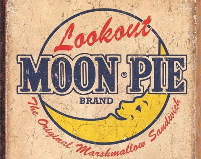 Moon Pie Sign | Retro Sign | Moon Pie | Vintage Sign | Tin Sign ...