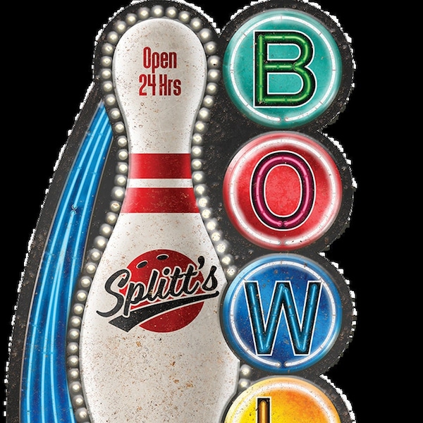 Bowling Alley Sign - Etsy