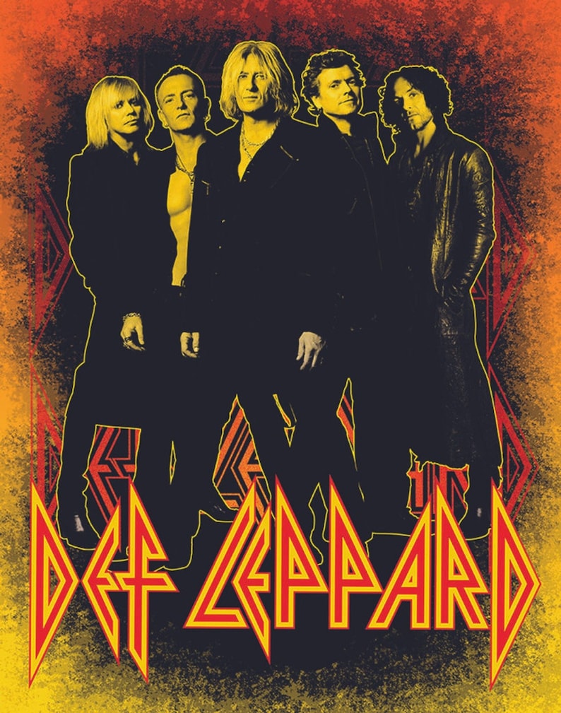 Def Leppard Sign | Band Sign | Def Leppard | Vintage Sign | Sign ...