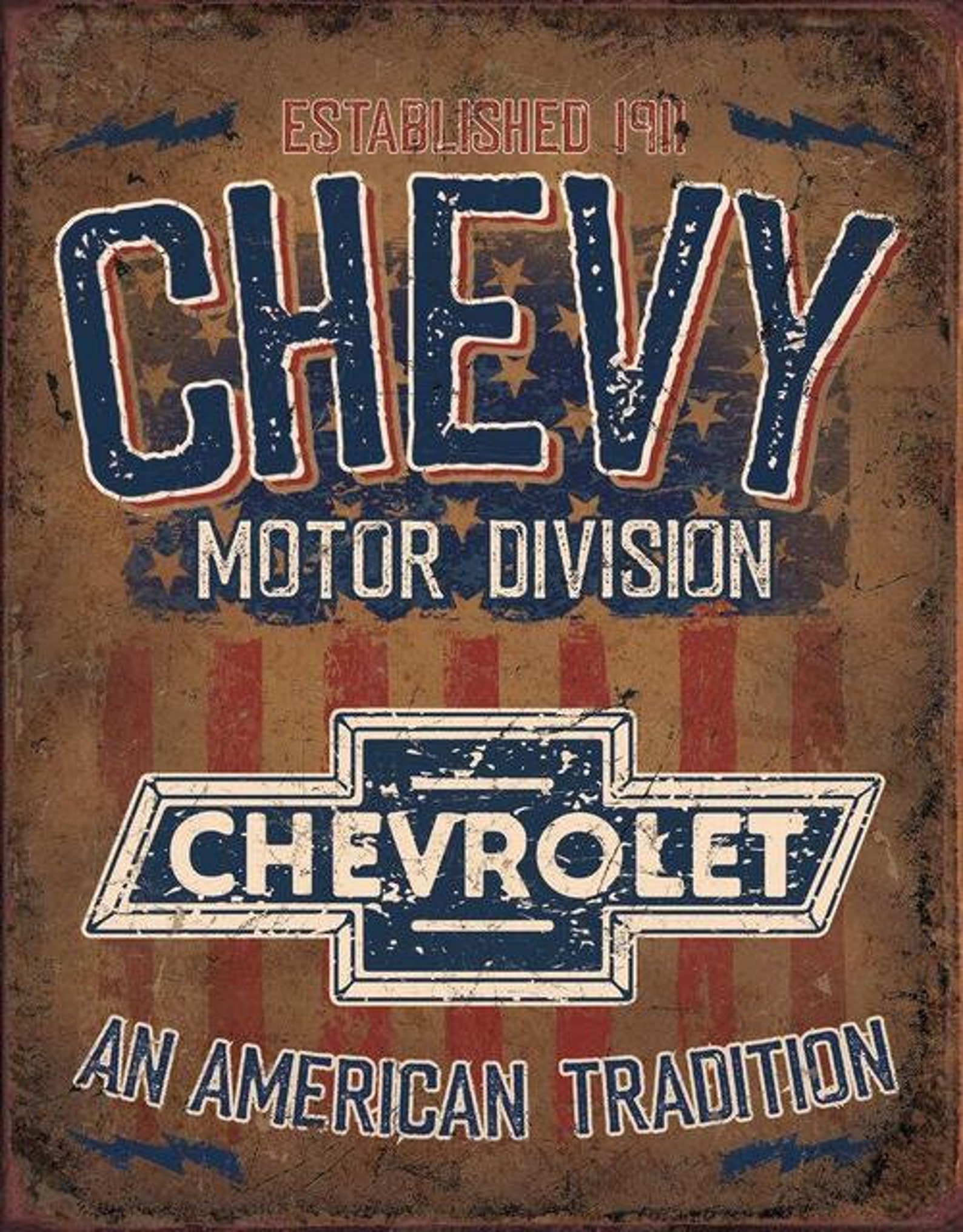 Chevy Sign Vintage Chevy Sign Vintage Sign Tin Sign | Etsy