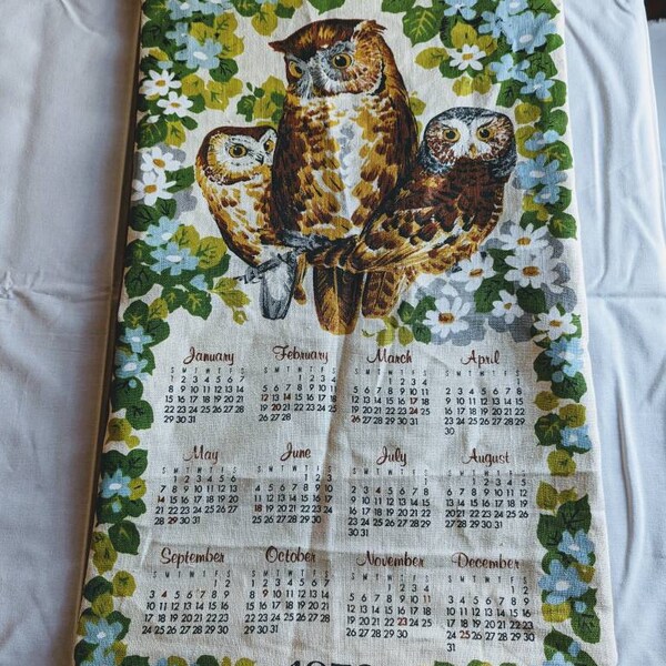 Tea Towel Calendar - Etsy
