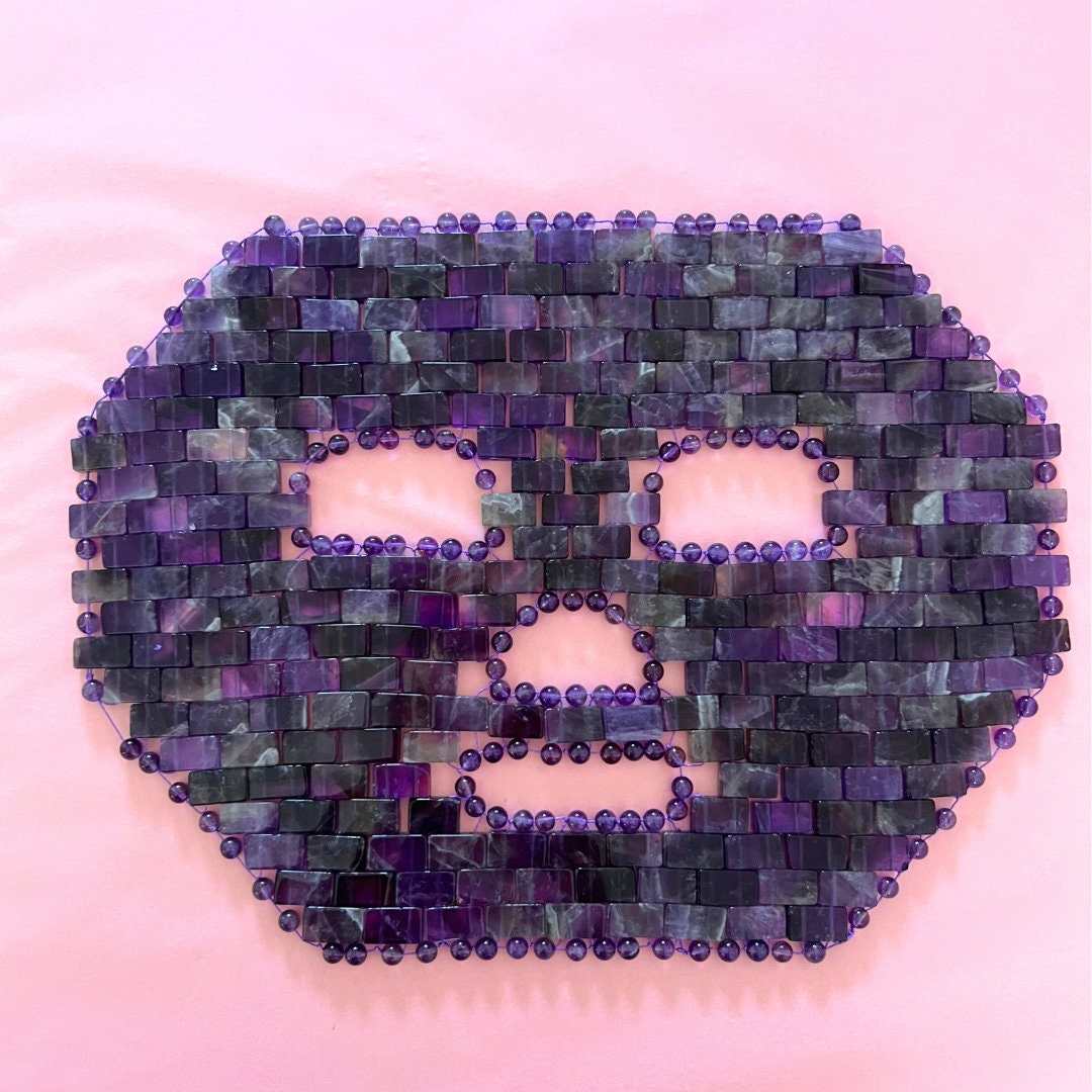 Pure Amethyst Face Mask, | Best Christmas Gift | Birthday Gift | Bestie ...