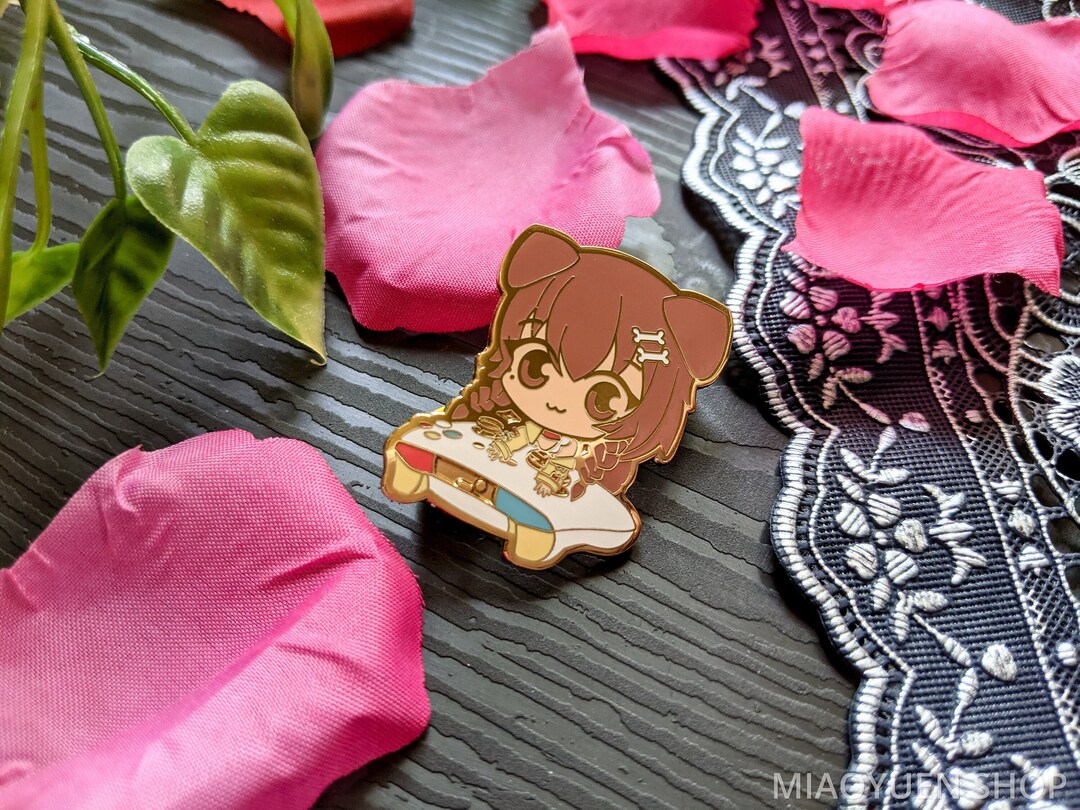 Hololive Japan | Inugami Korone Gamer Dog Enamel Pin - Etsy