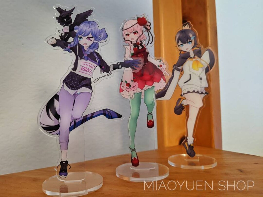 Nijisanji EN Obsydia Standees | Petra, Rosemi, Selen - Etsy