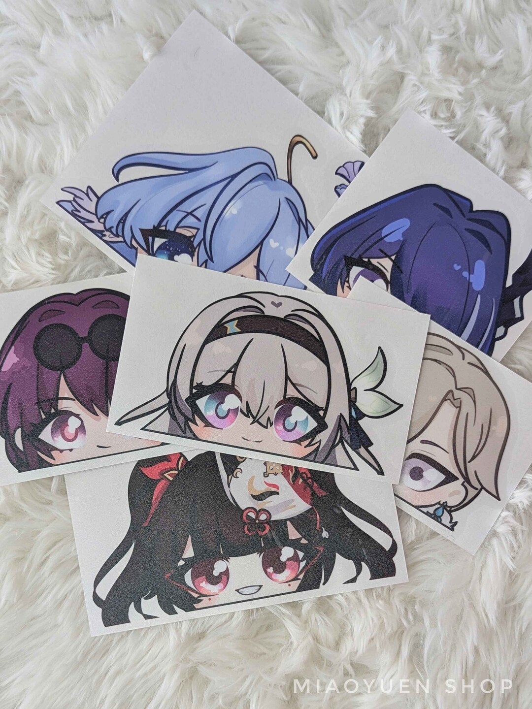 Honkai Star Rail Peekers | HSR Gacha Game Decal Stickers - Etsy