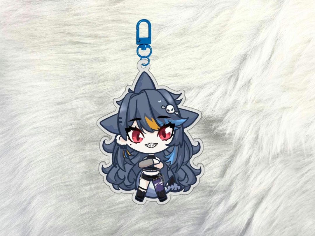 Mako Sameshima Prima Indie Vtuber Chibi Acrylic Charm - Etsy