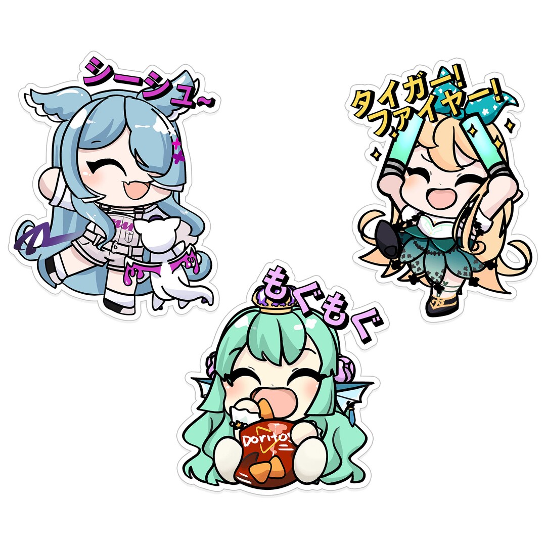 Nijisanji EN Lazulight Gremlin Chibi Vinyl Sticker - Etsy