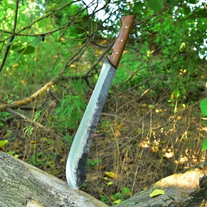 Handmade High Carbon Steel 1095 Rockwell 27 Inches Machete Bush Craft ...