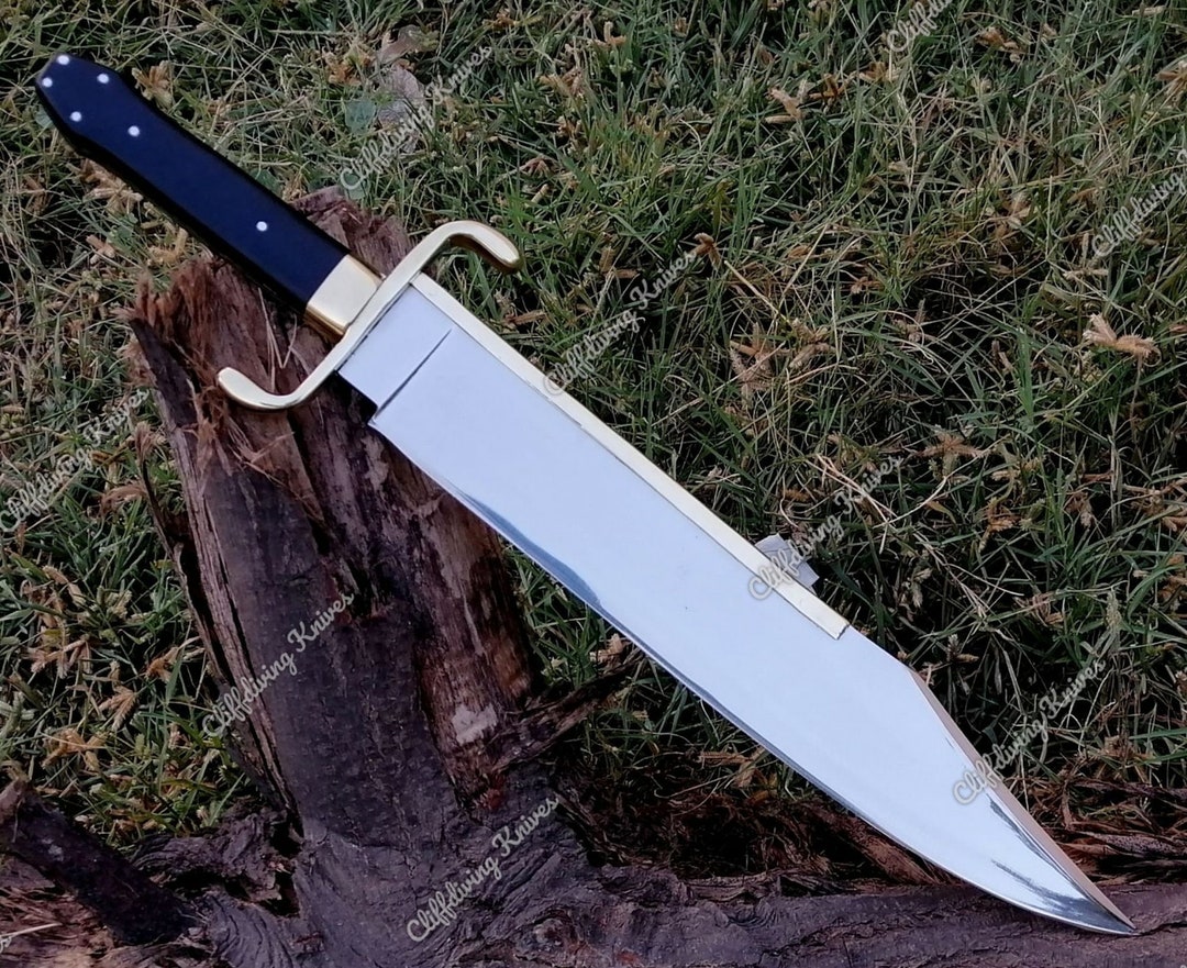 Handmade Musso Bowie Knife 20 Inches Carbon Steel for Hunting, Camping ...