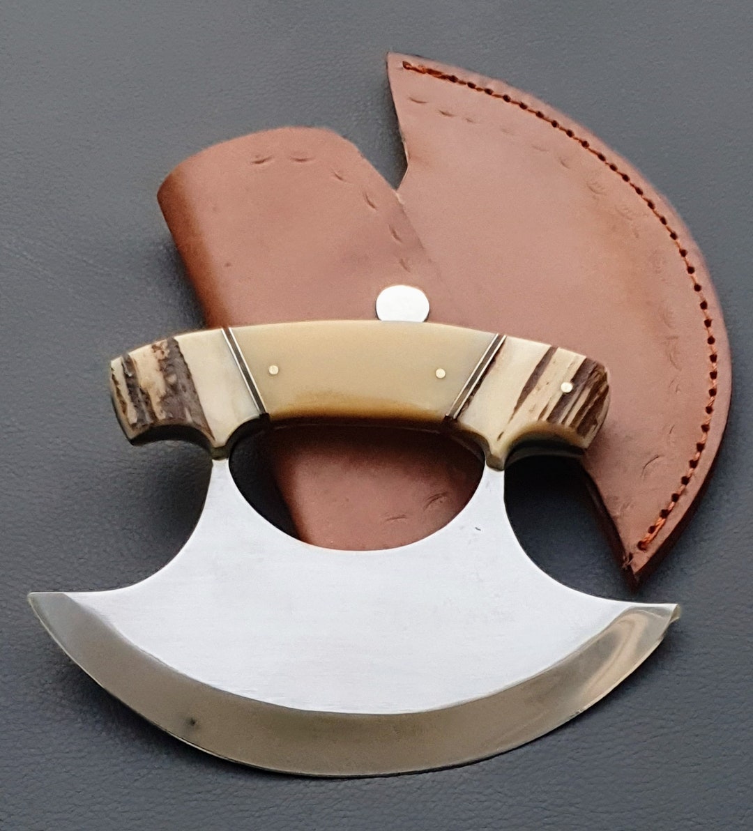 Handmade Multi-purpose Alaskan Ulu Knife/ Pizza Cutter With - Etsy