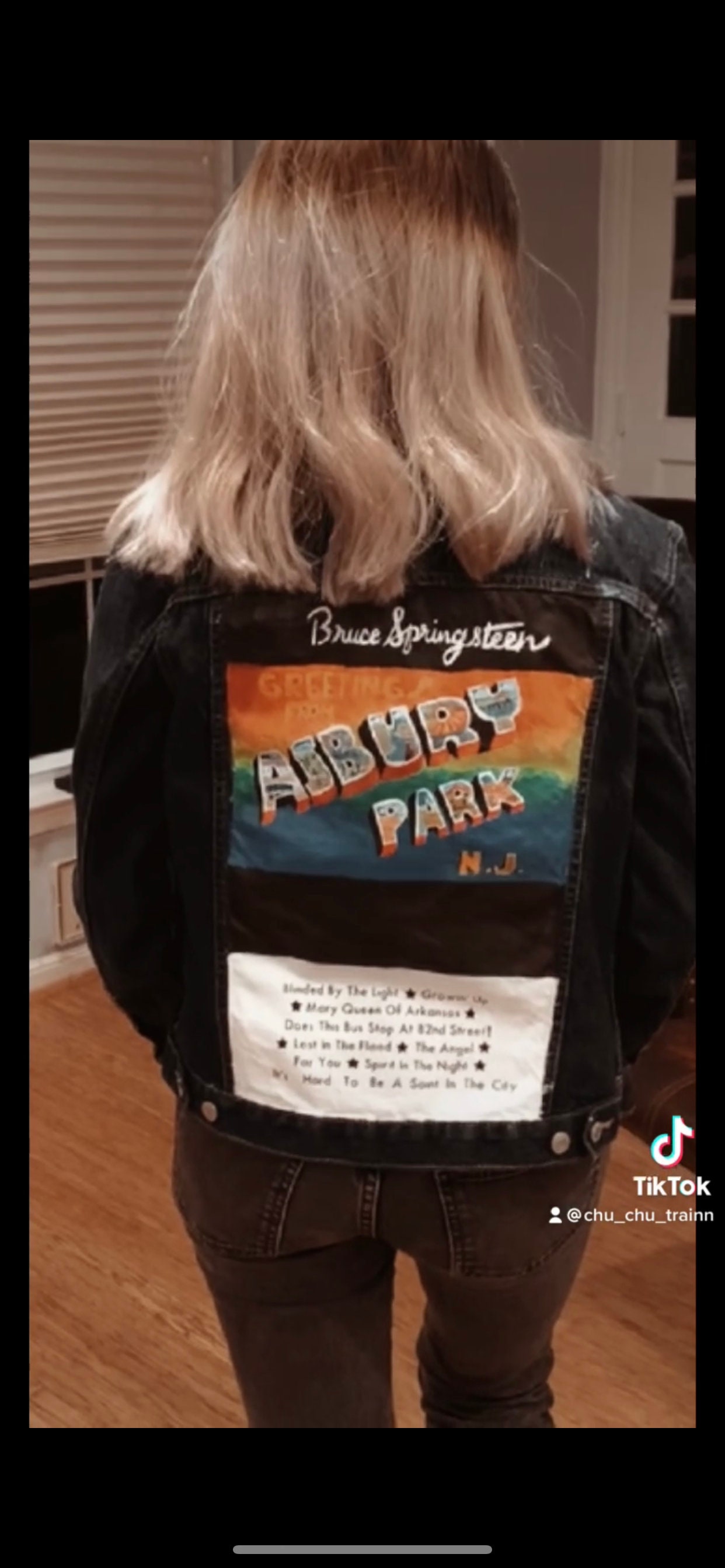 HAND-PAINTED Bruce Springsteen Denim Jacket - Etsy