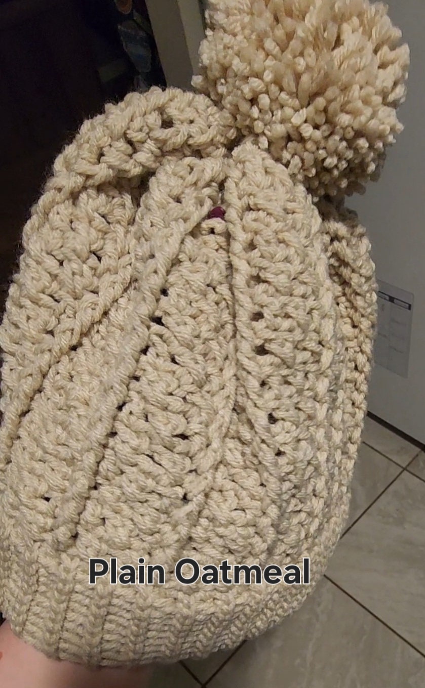 Cross Double Crochet Hat - Etsy
