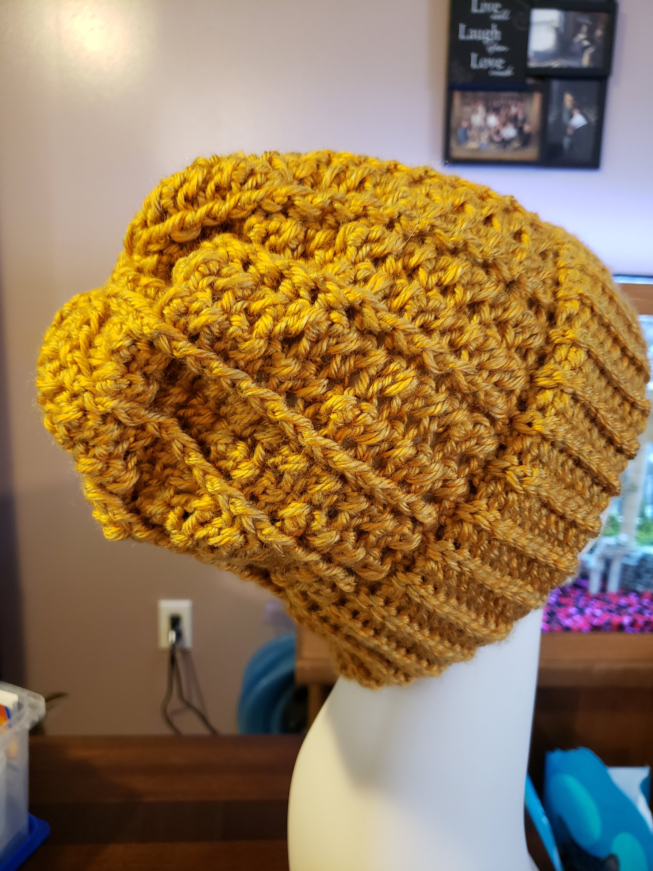 Cross Double Crochet Hat - Etsy