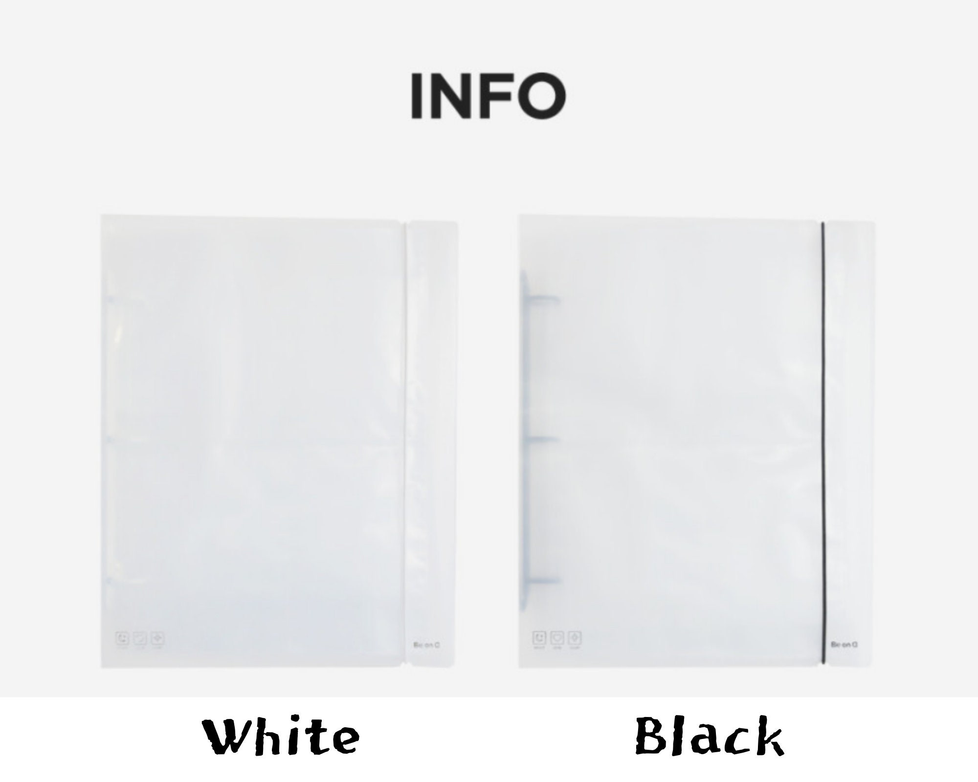 A4 POCKET BINDER COVER A4 Sticker Binder Photo Card Binder Cover ...