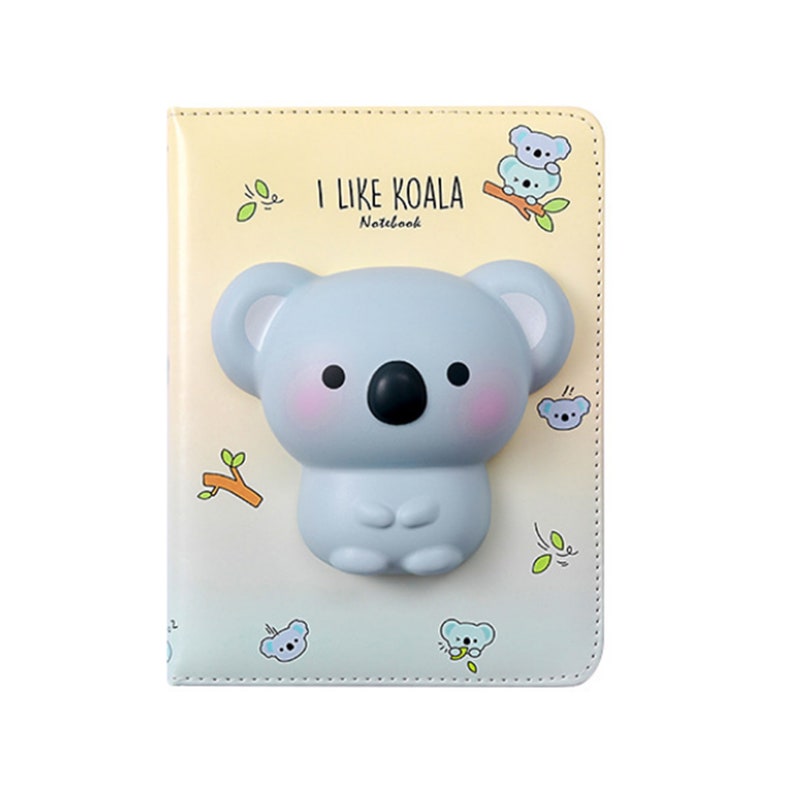 Unicorn Squishy Notebook / Cute Squishy Animal Binder/ Kawaii PU ...