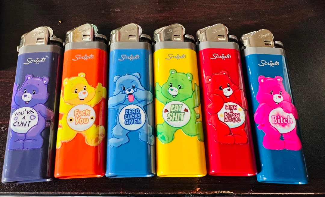 Swear Bear Care Bear Lighters Funny Gifts for Friends and Family - Etsy ...