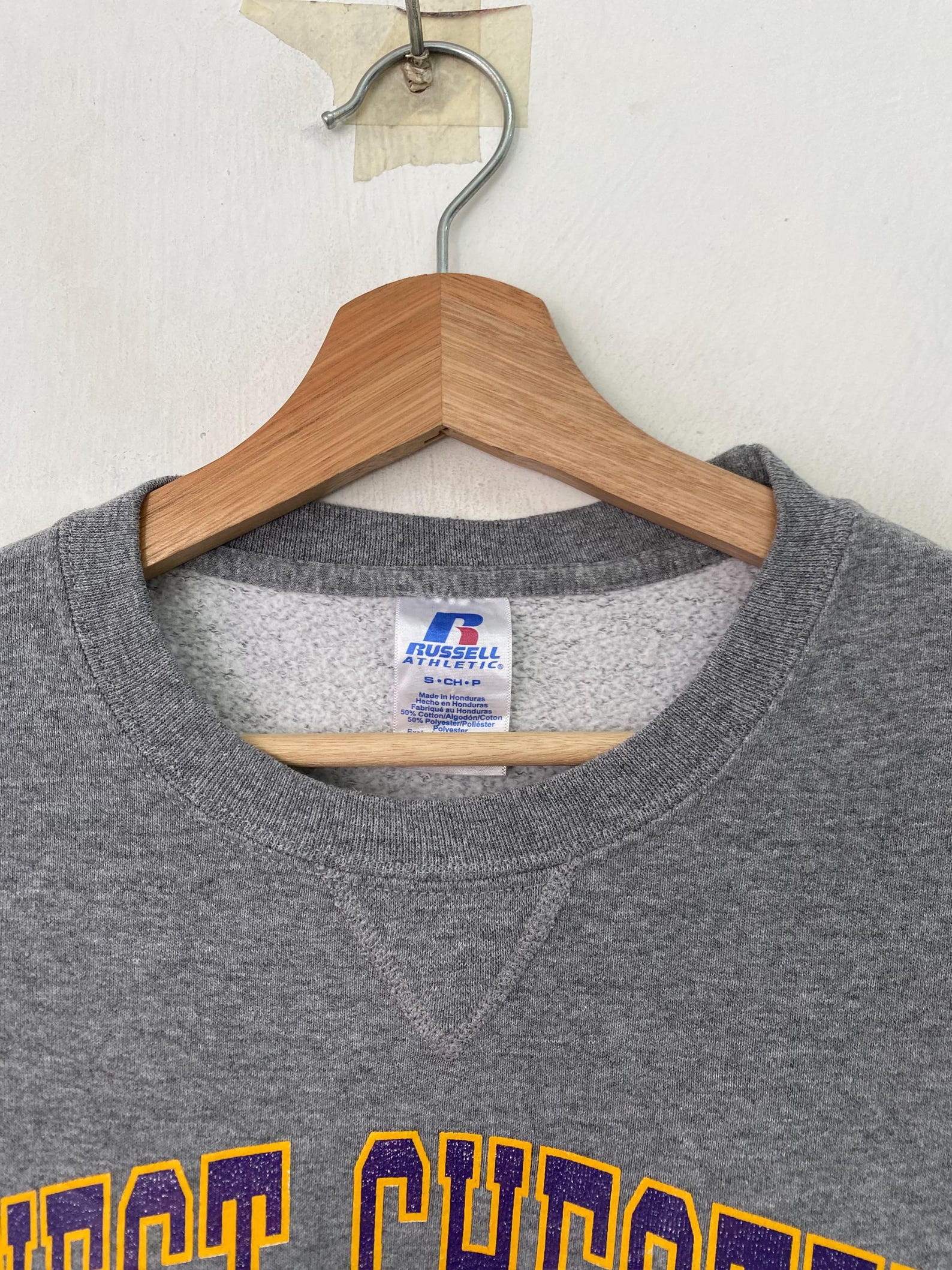 Vintage West Chester University Sweatshirt: Grey Crewneck, Size Small ...