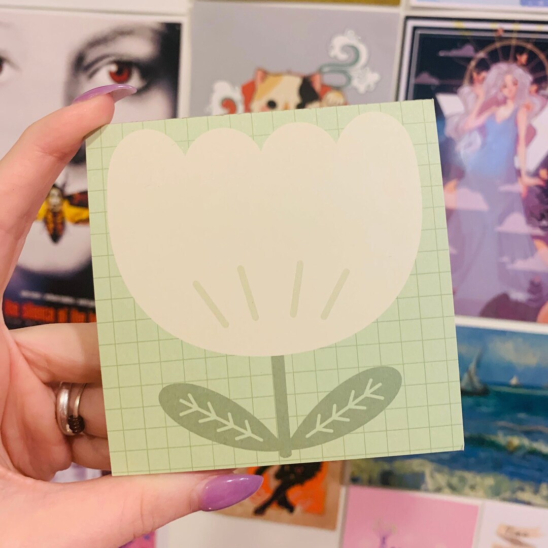 Flower Notepad/ Floral Notepad/ Small Flower Notepad/ Writing Pad/ Memo ...