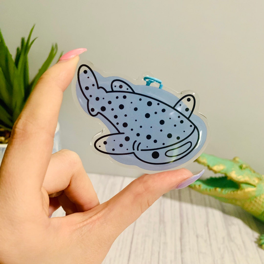 Cute Shark Acrylic Keychain/ Cute Animal Keychain/ Coworker Gift/ Best ...