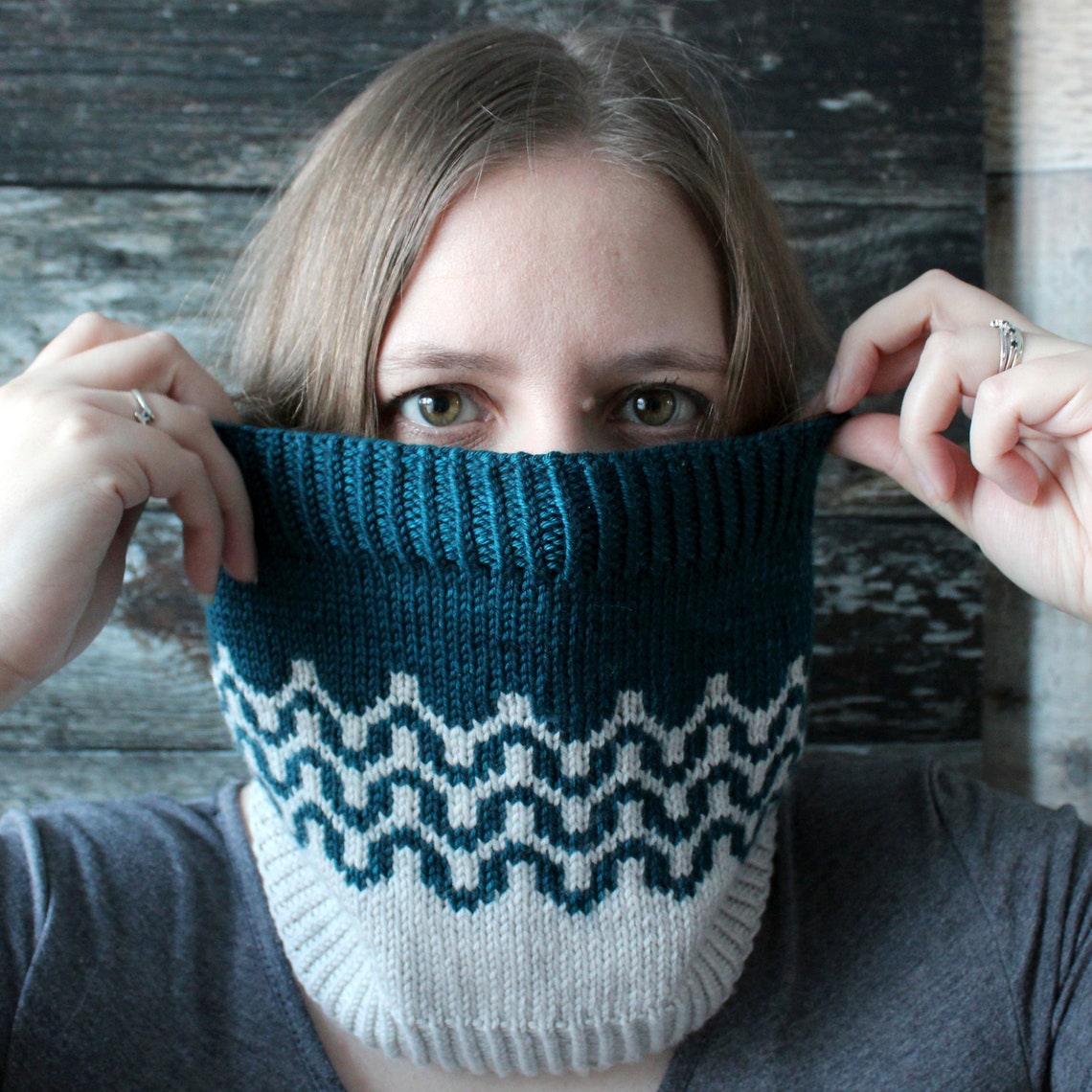 Pirl Cowl Stranded Colourwork Cowl Knitting Pattern - Etsy