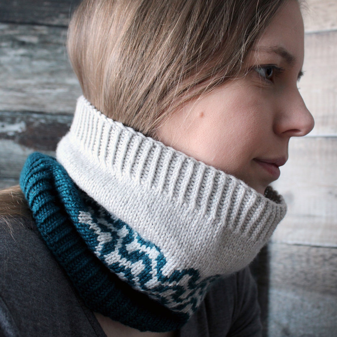 Pirl Cowl Stranded Colourwork Cowl Knitting Pattern - Etsy