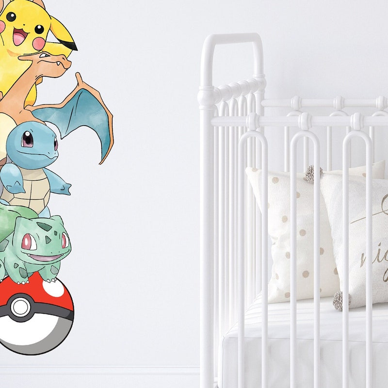 Pikachu Wall Decal - Etsy Australia