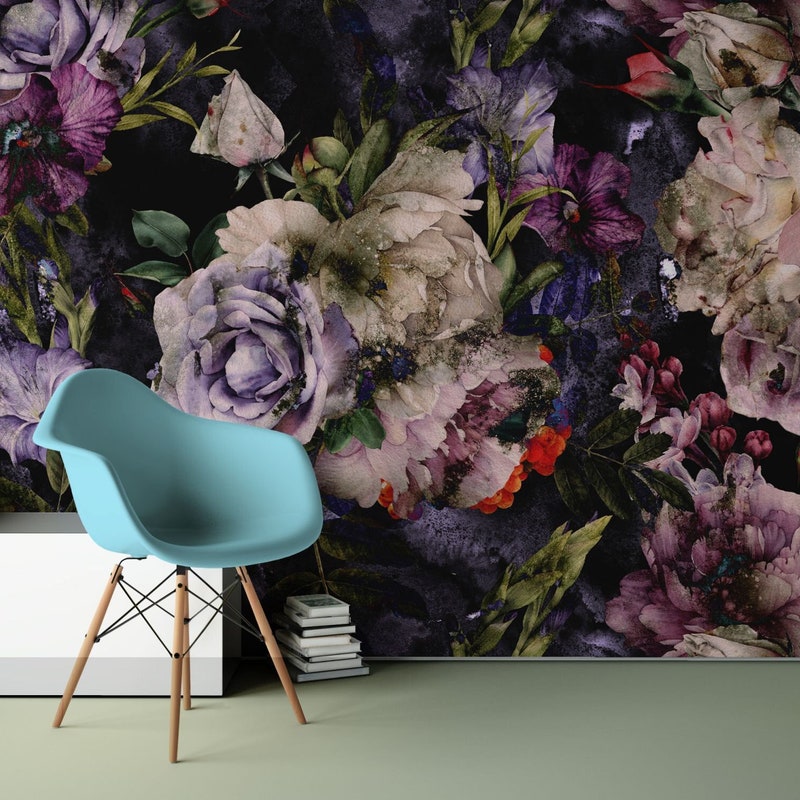 Peony Wall Mural - Etsy
