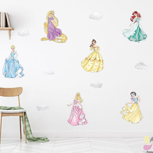 Princess Rapunzel Wall Stickers - Etsy