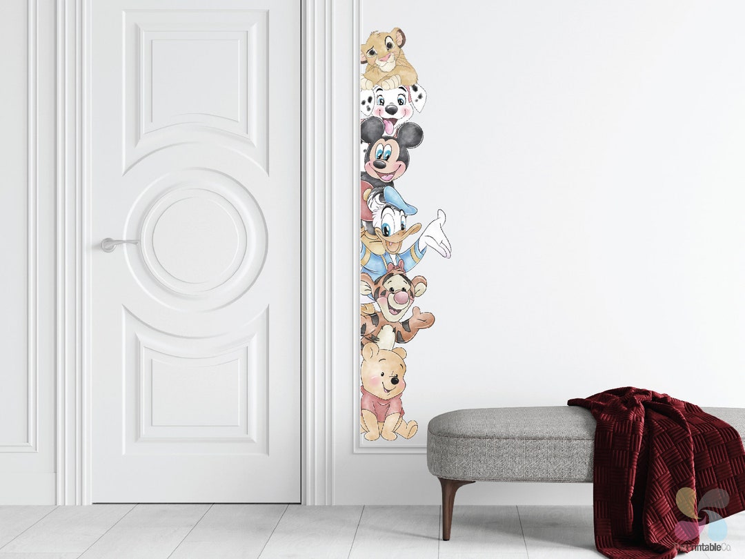 Winnie and Tigger Peek a Boo, Mickey and Donald Decals, Disney Peeking ...