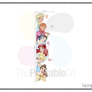 Princess Wall Decals: Peel and Stick Nursery Decor - Etsy