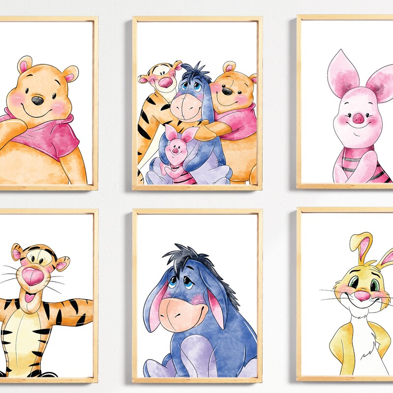 Winnie the Pooh Art - Etsy