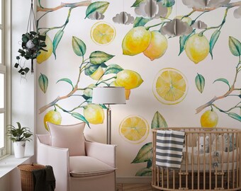 Lemon Tree Mural | Etsy
