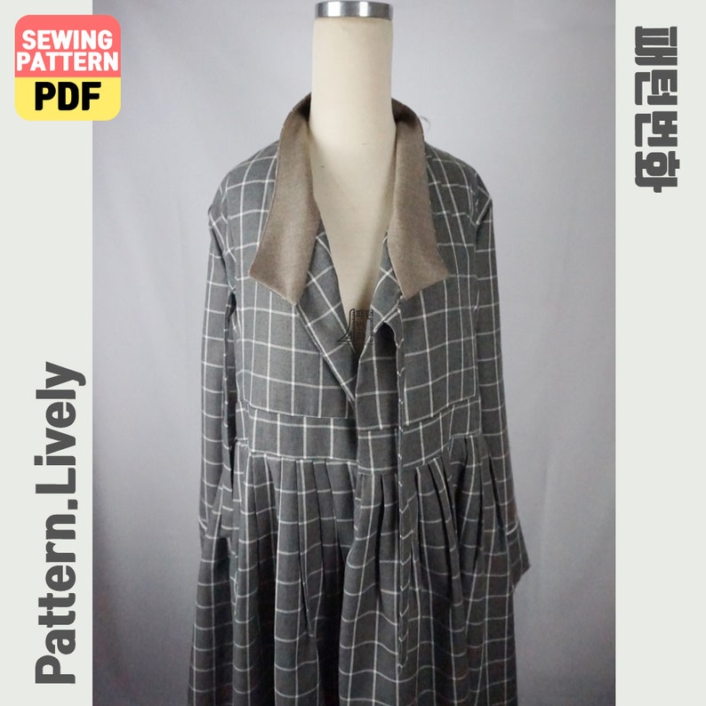 Korean Modern Hanbok Style Dress for Women/digital Sewing Pattern PDF ...