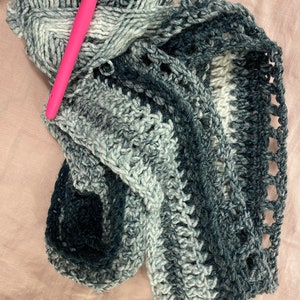 Wednesday’s SNOOD! How to Crochet Infinity Scarf/cowl/scoodie Photo ...