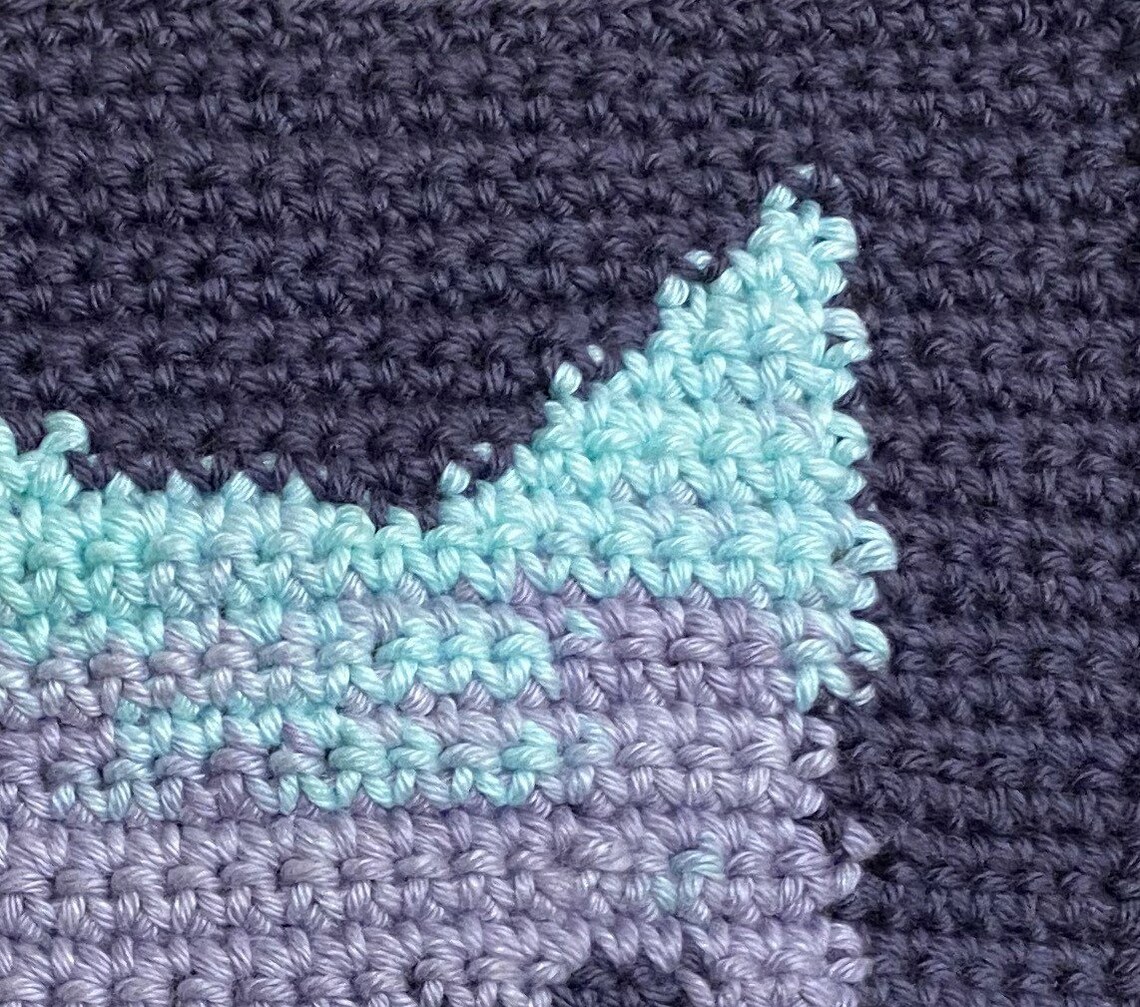 BATS ABOUT BATS 2 Crochet Pattern Squares: Photo Tutorial for - Etsy