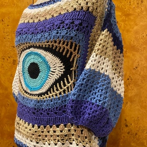 I Only Have EYES for You Eyeball Sweater - Size-inclusive Crochet ...