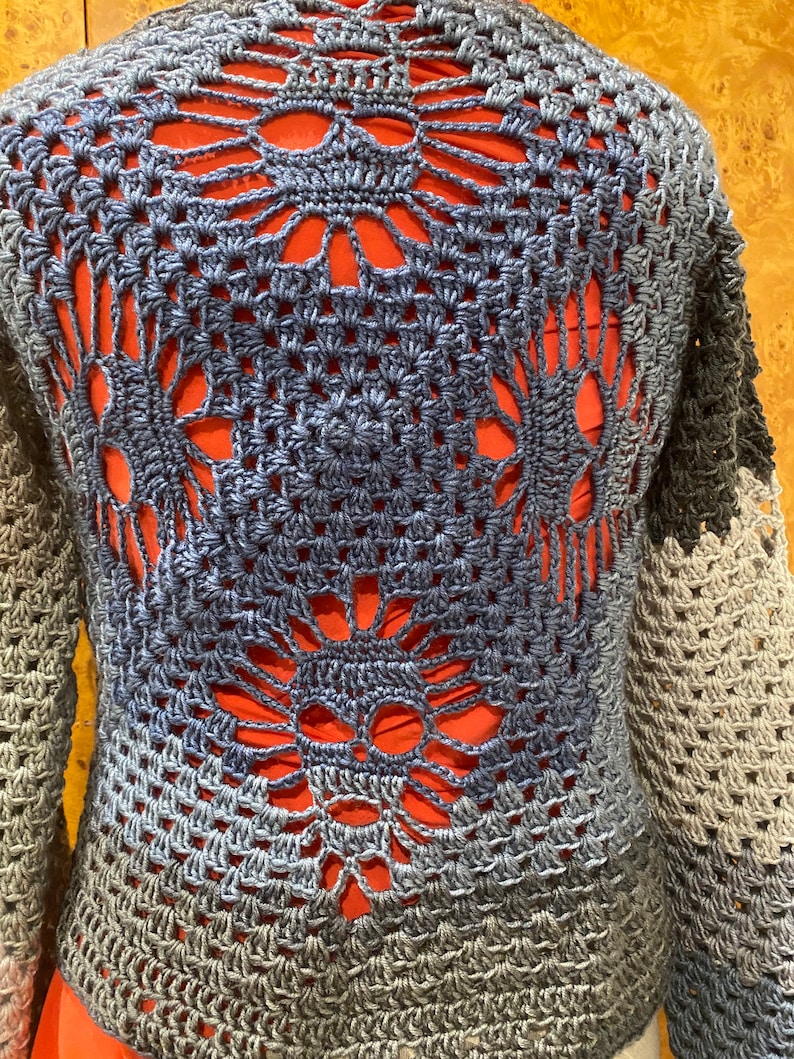 Granny Square Sweater Skulls: Simple Crochet Pattern Fall/autumn ...