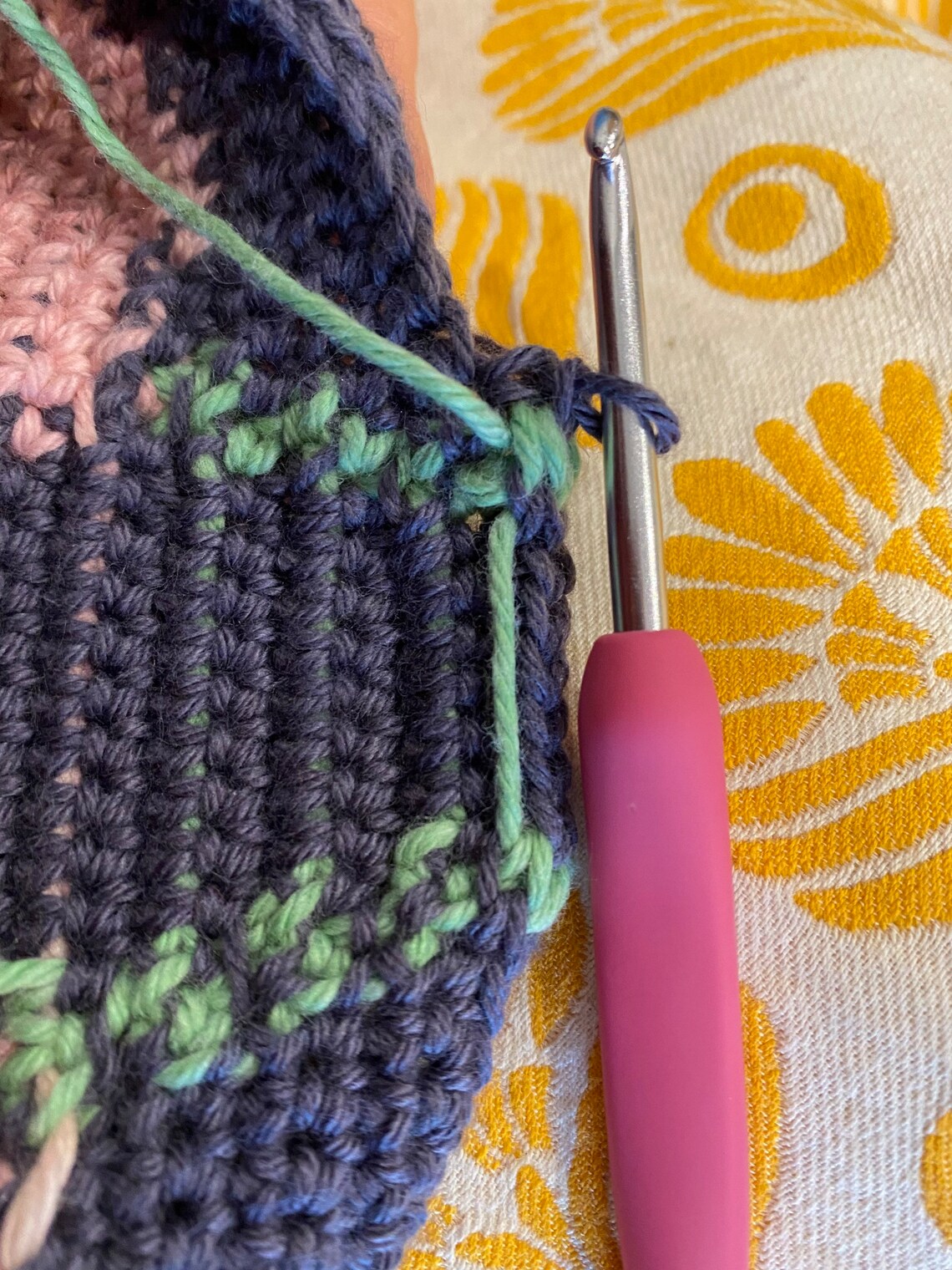 BATS ABOUT BATS 2 Crochet Pattern Squares: Photo Tutorial for - Etsy