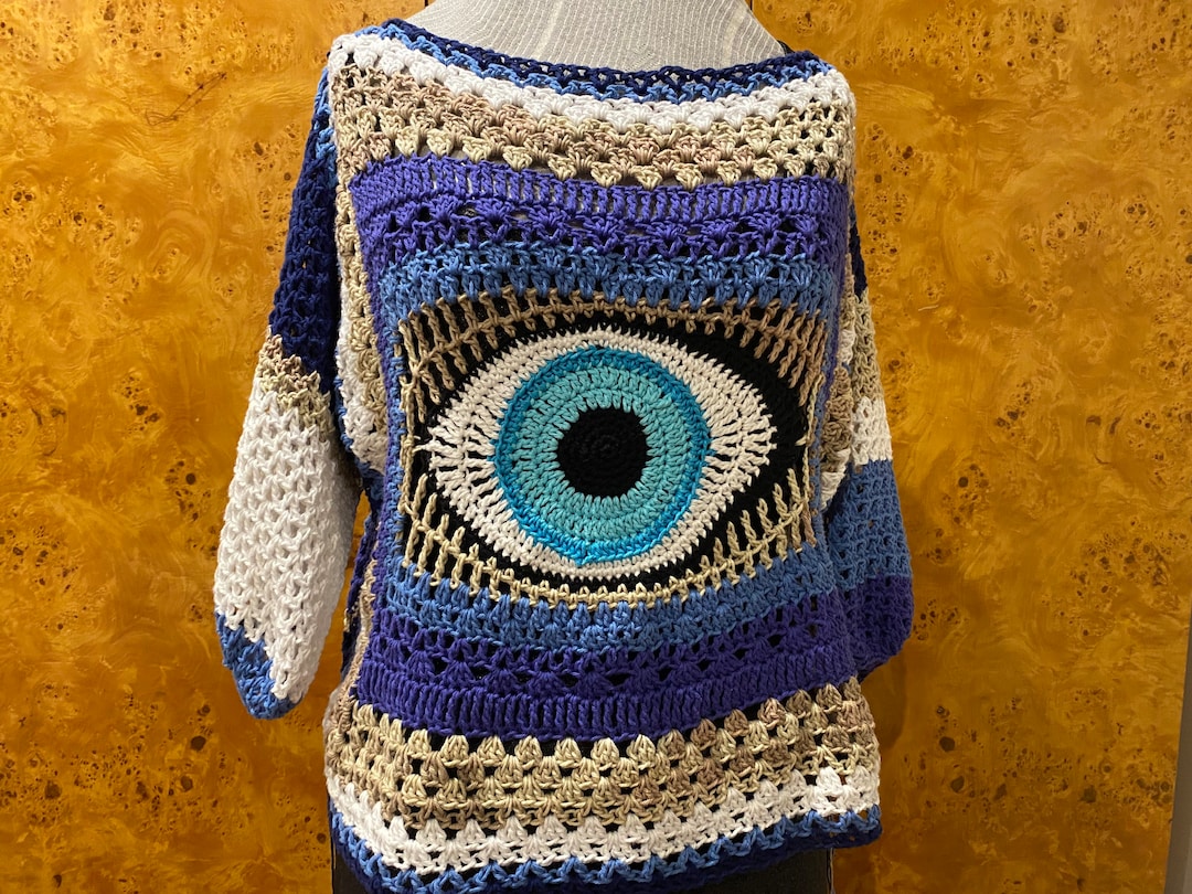 I Only Have EYES for You Eyeball Sweater - Size-inclusive Crochet ...