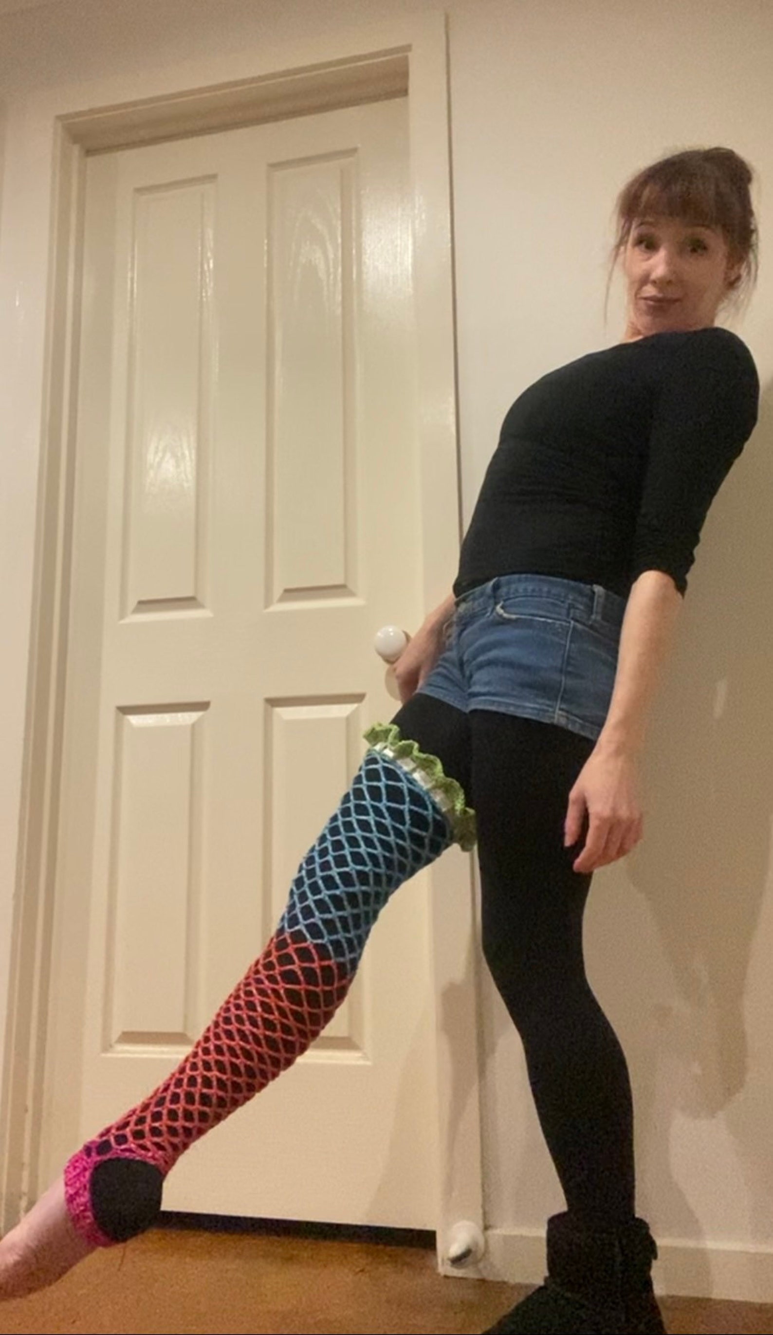 Crochet Mesh Fishnet Leg Warmers Pattern: Rave Goth Cosplay (all Sizes ...