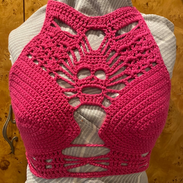 Skull Bralette Crochet Etsy