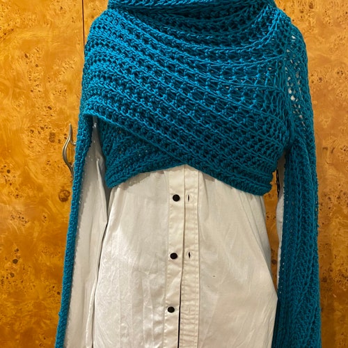 Fantasy Hooded Shawl: Cosplay Shawl/wrap PDF CROCHET PATTERN - Etsy ...