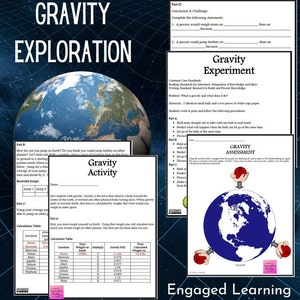 Gravity - Science Activity, Experiment, and Assessment - Etsy