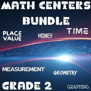 Grade 2 Math Centers BUNDLE - Etsy