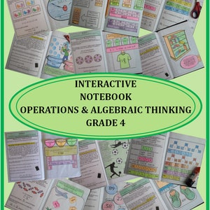 Interactive Math Notebook Gr 4 - Operations & Algebraic Thinking | CCSS ...